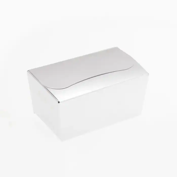 Shiny Silver Ballotin Box 250g – Pack of 50 | Buyrite