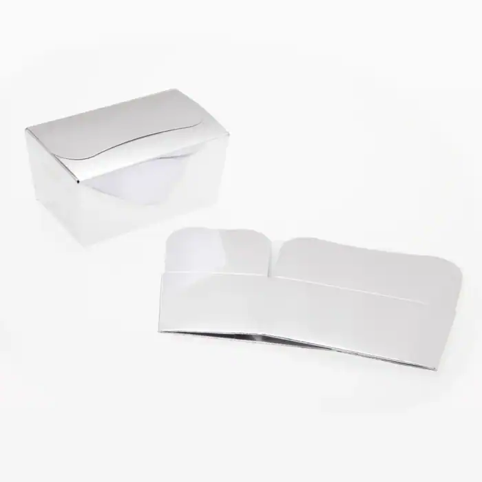 Shiny Silver Ballotin Box 250g – Pack of 50 | Buyrite